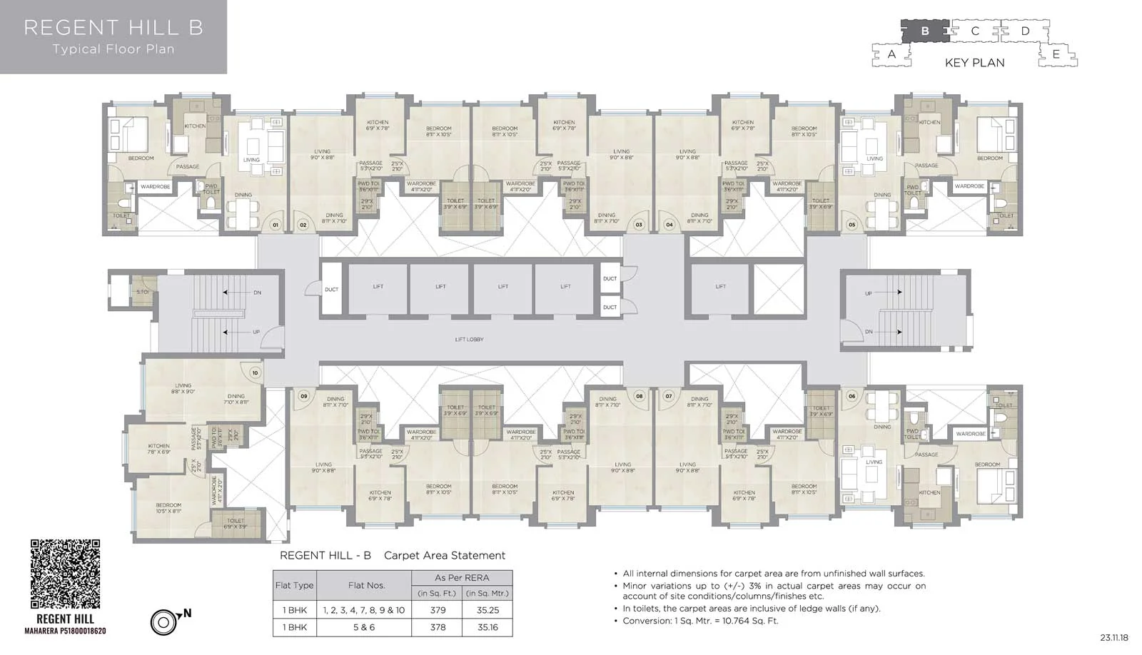 Regent Hill: 1 BHK Flats for Sale in Hiranandani Gardens
